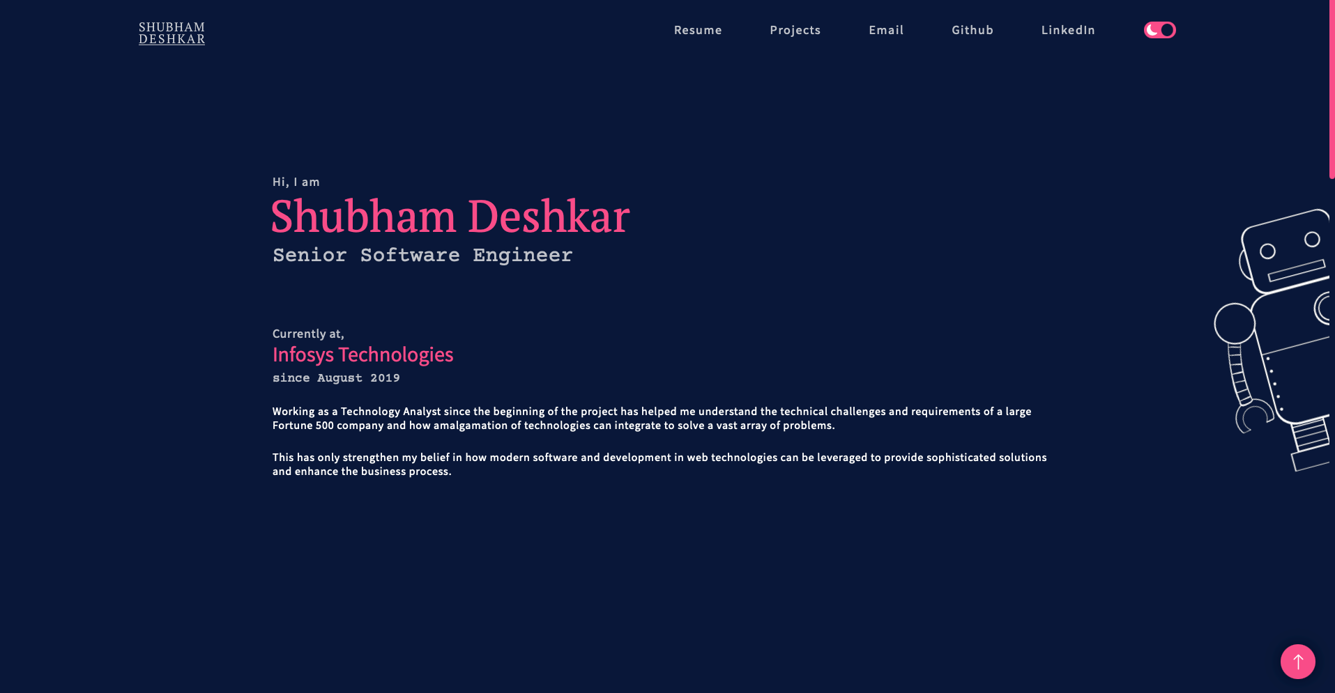 Shubham Deshkar - Software Engineer | shubhamdeshkar.com